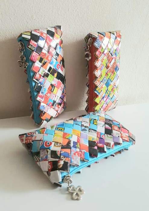 Πορτοφόλι απο Περιοδικα :: Cami Craft